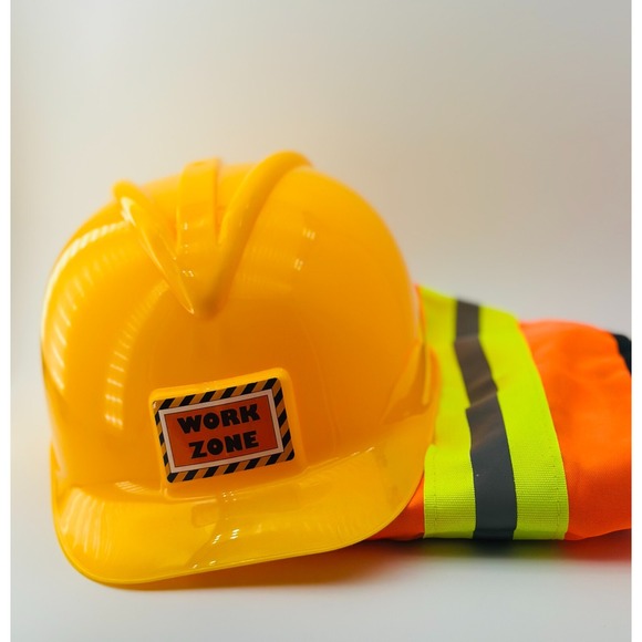 Party Supplies | Funny Party Hats Construction Worker Costume For Kids ...